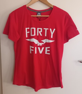 F45 Forty Five Ladies Size Small Red Casual Top Womens Tee Graphic T ...