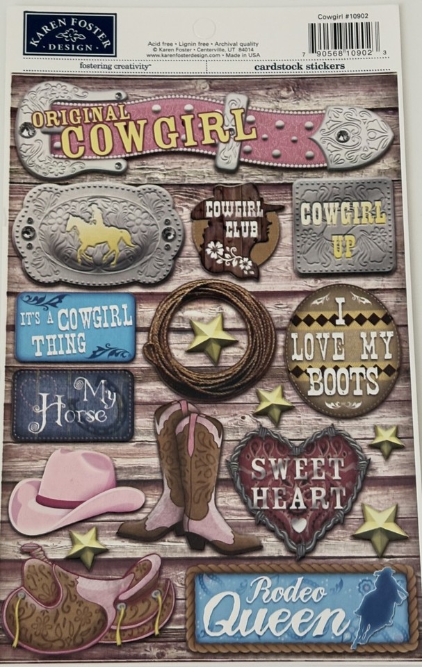 *YOU CHOOSE* Jolee's COWBOY/COWGIRL/WILD WEST/FARMING Dimensional ...