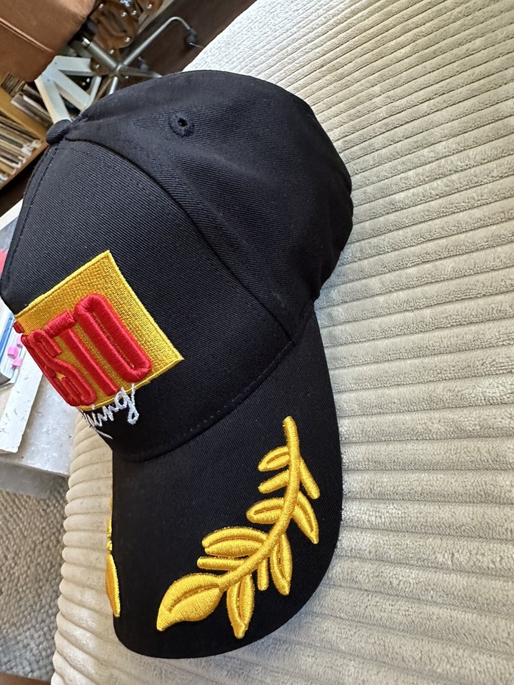 TIESTO Racing #1 Pole Position Black Adjustable Strap Hat Cap- RARE ...