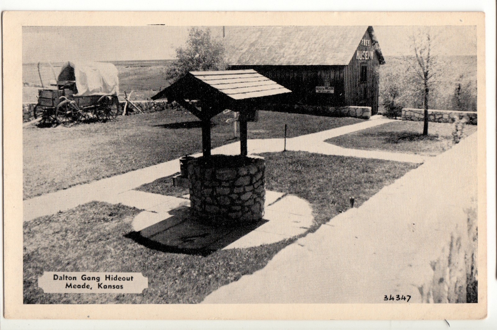 Old MEADE Kansas Kans Ks Postcard DALTON GANG HIDEOUT K115 | eBay