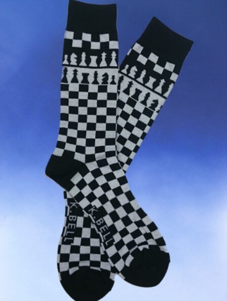 Men's Lets Play Chess Socks NWT Chess Socks Novelty Socks | eBay