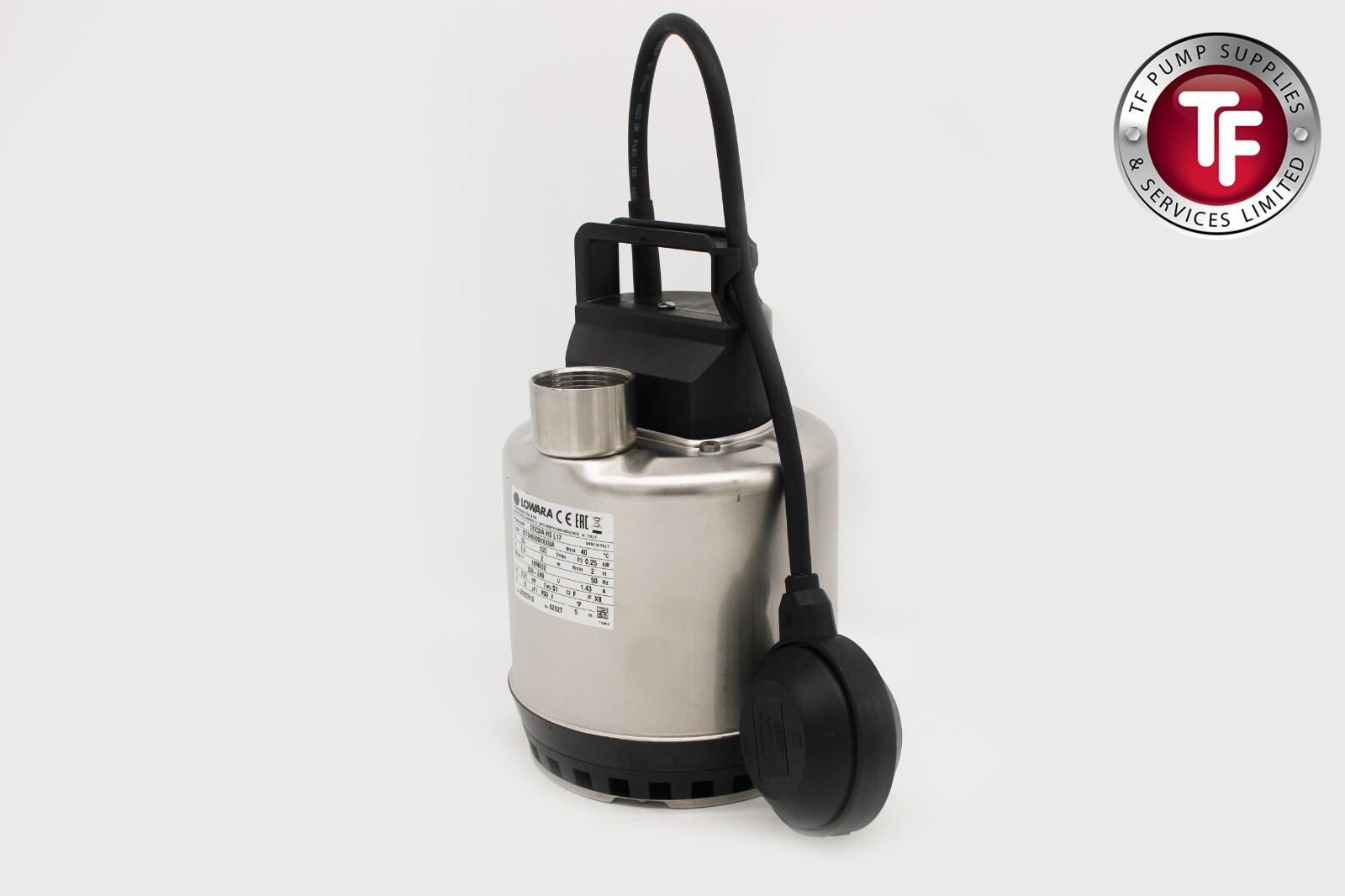 Lowara DOC 3/A 230v Submersible Pump - With Float Switch ...