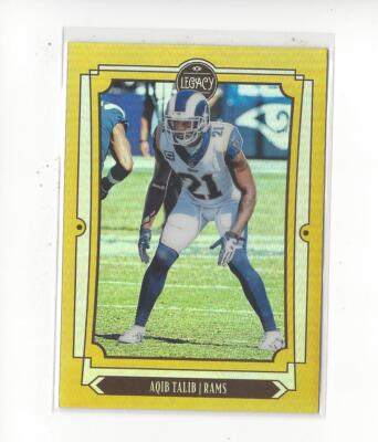 2019 Panini Legacy Premium Edition Gold #61 Aqib Talib Rams /25 | eBay