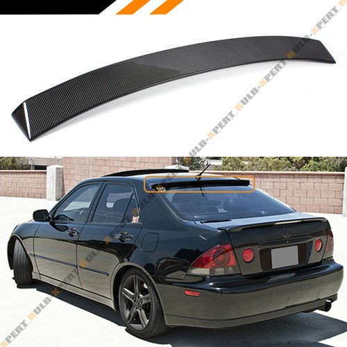 FOR 2001-05 LEXUS IS300 4DR SEDAN JDM VIP CARBON FIBER REAR WINDOW ROOF ...