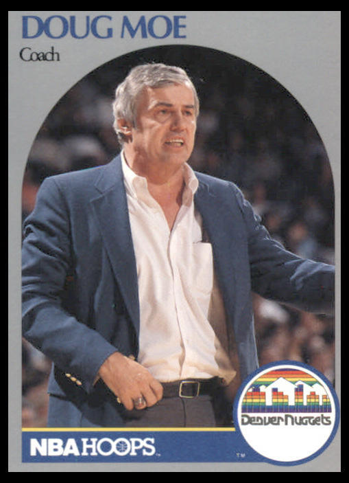 1990 Hoops #311 Doug Moe Denver Nuggets Basketball Card | eBay