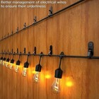 40Pk Stainless Steel String Lights Hanger Hooks Clips for Wire Fairy ...