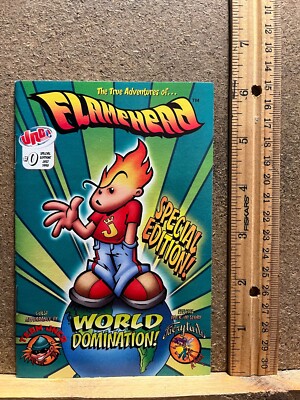THE TRUE ADVENTURES OF FLAMEHEAD - # 0 - JULY 1998 - VF | eBay