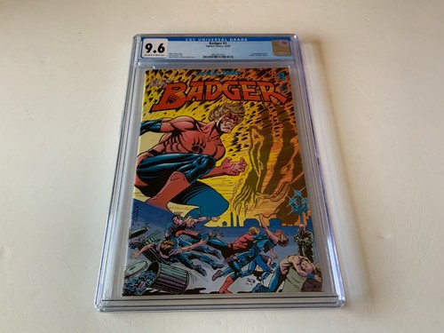 BADGER 1 CGC 9.6 1ST APPEARANCE MIKE BARON STEVE RUDE CAPITAL COMICS ...