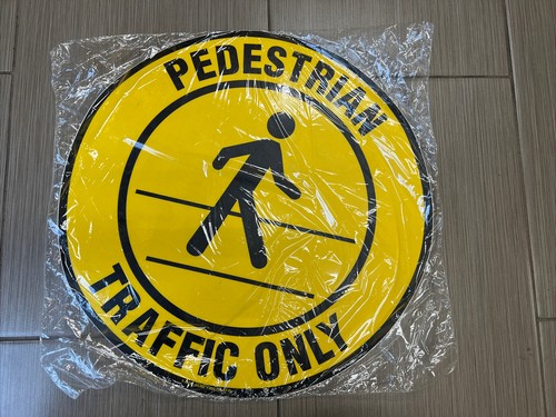 PEDESTRIAN TRAFFIC ONLY | Anti Slip - Floor Decal - Uline | eBay