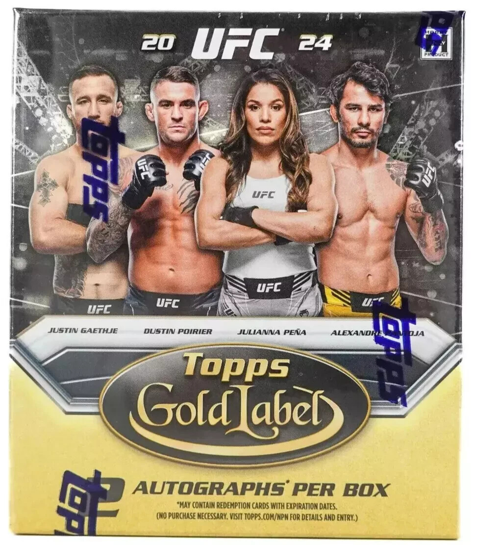 2024 Topps Gold Label UFC Factory Sealed Hobby Box | eBay