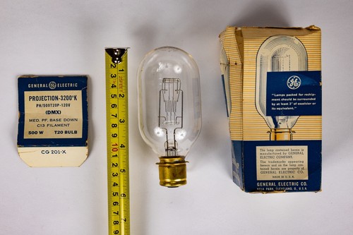 GE Precision Lamp for Optical Devices 750w-T20 Bulb Original Box | eBay