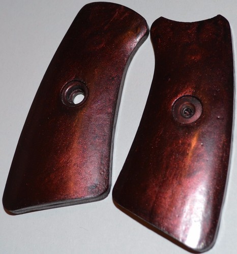 Ruger GP100 pistol grip insert panels black russet plastic with screw ...
