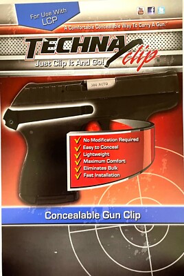 Techna Clip for Ruger LCP | eBay
