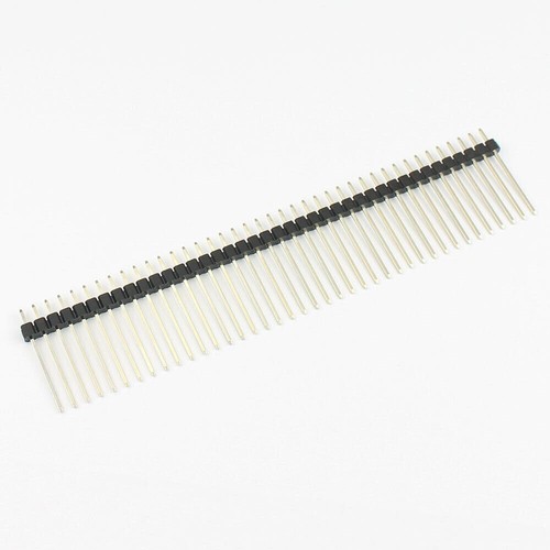 5Pcs Gold Plated 2mm 2.0mm Pitch 1x40 40 Pin Single Male Long Header ...
