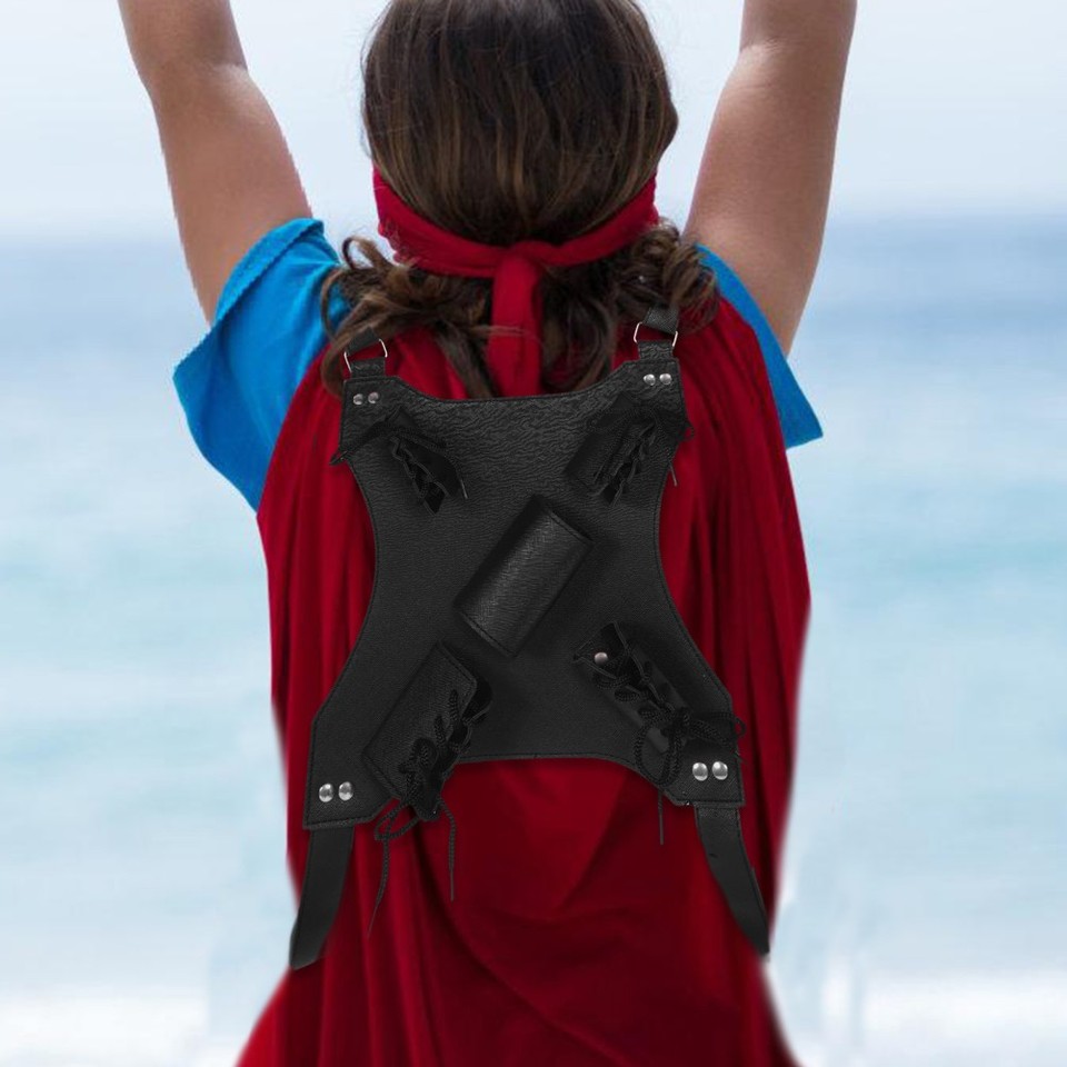 Sword Holder Back Dead Pool Swords Halloween Medieval Shoulder Strap ...