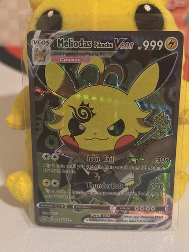 Pikachu Meliodas 7 Deadly Sins Cosplay Cute Doujin ACG HOLO Card - Near ...