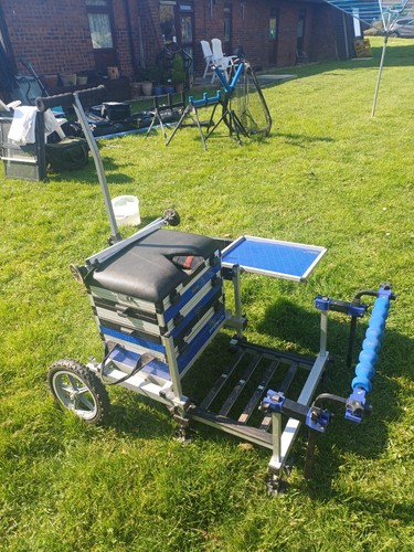 Diawa Tournament Pro Seat Box Complete with Wheel Kit Used | eBay UK