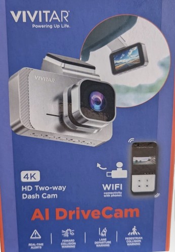 Vivitar AI DriveCam 4k HD Two-way Dash Cam Retail $199 | eBay