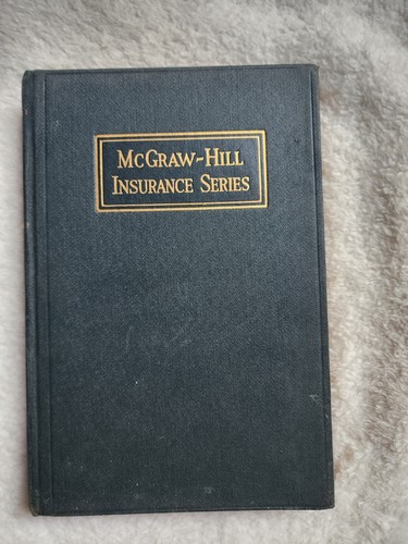 McGraw-Hill Insurance Series Ralph H. Blanchard,Editor | eBay