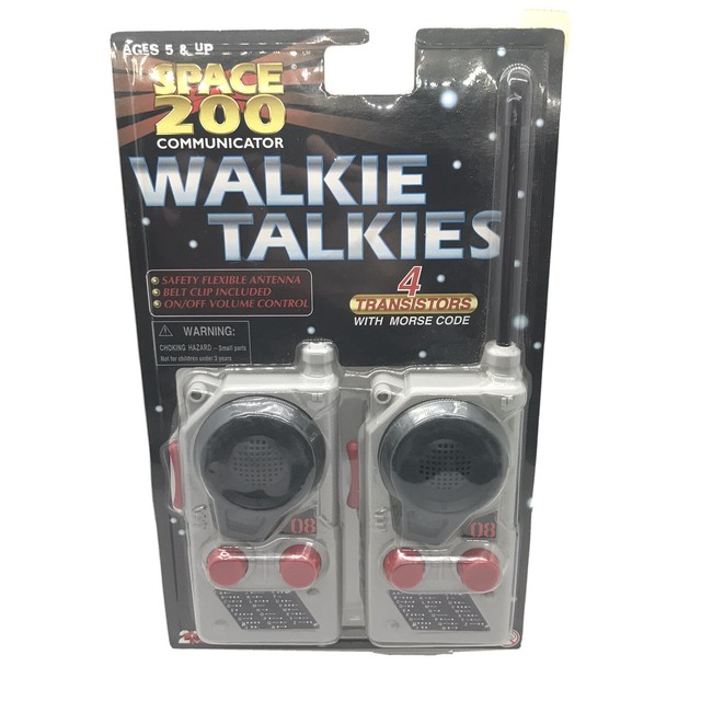 Space 200 Communicator Walkie Talkies 4 Transistors NOS 1999 Vtg Toy ...