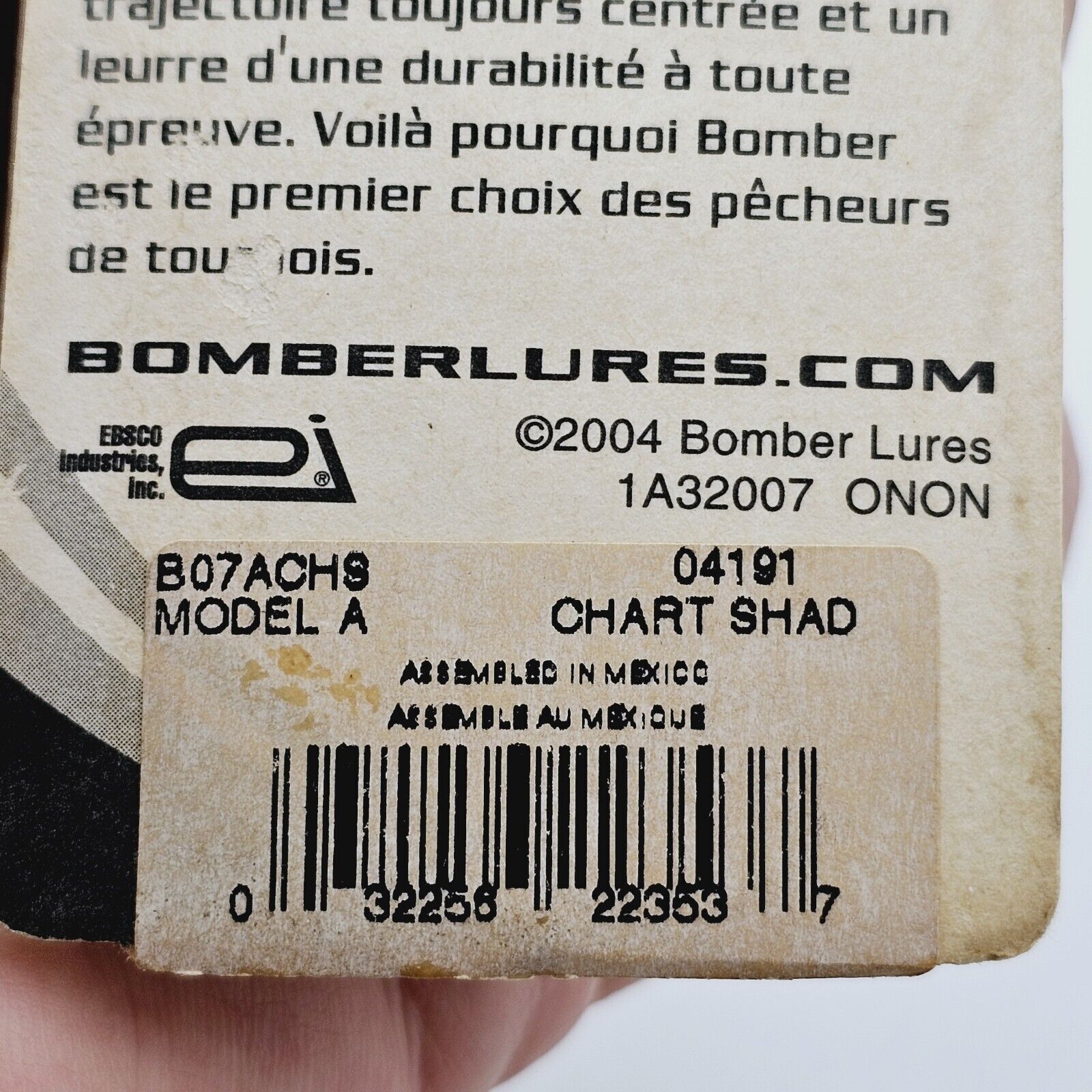 Vtg 2004 Bomber 7A Model A Crankbait 1/2 Oz You Pick Color 8-10 Feet | eBay