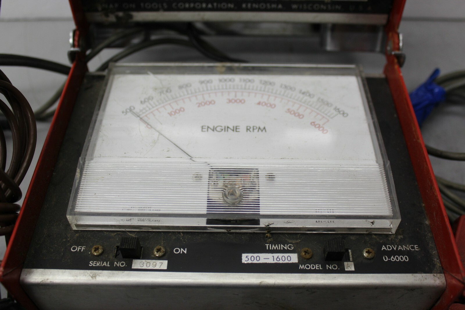 Vintage SNAP-ON Engine Degrees and RPM Meter Model A | eBay