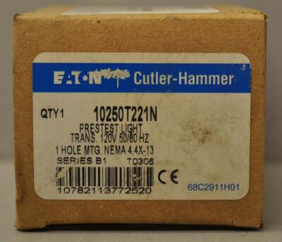 Eaton / Cutler-Hammer Pretest Light 10250T221N ++ NEW ++ | eBay