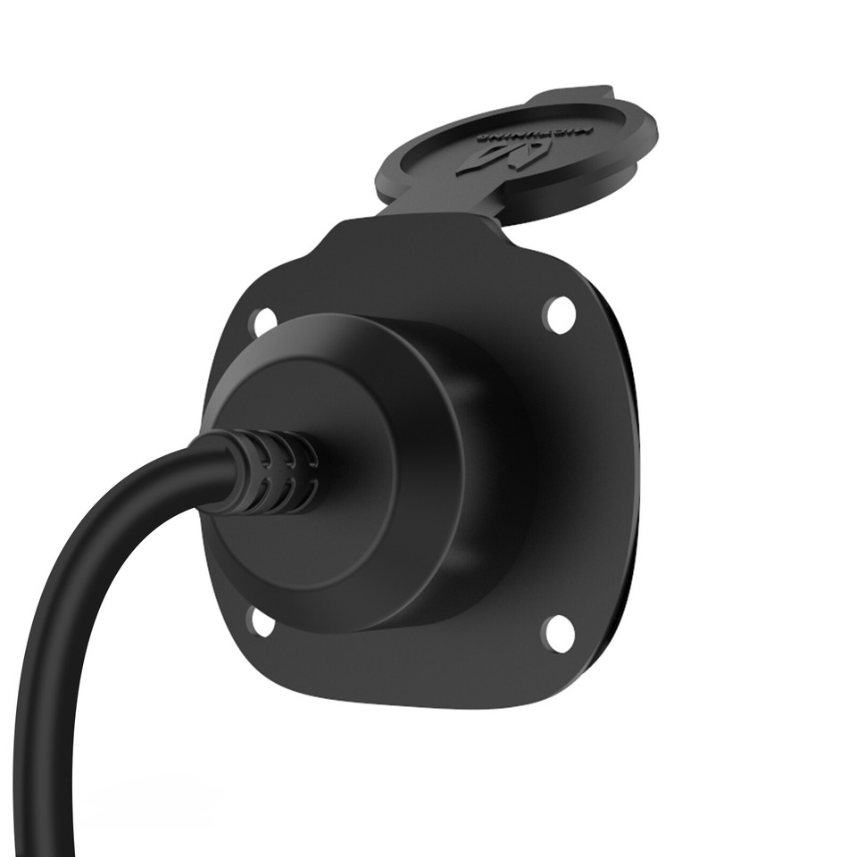 15 Amp 125V AC Power Inlet Port Plug Integrated 20" Cord For Boat ...