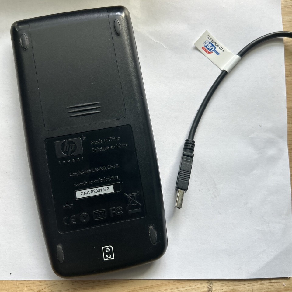 HP 50g Hewlett Packard Graphing Calculator With cable and With Case ...