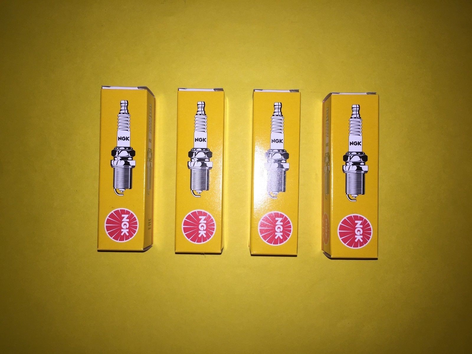 Yamaha XJ650 650cc Air Cooled 80 - 84 Four 4 Genuine NGK Spark Plug Set ...