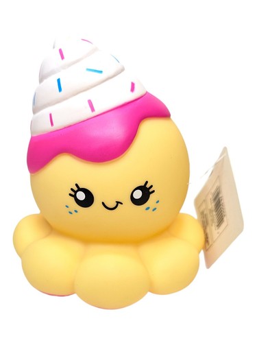 Big Rubber Octopus (5-6" Tall) Fun Bath Toy and Carnival Game Prize ...