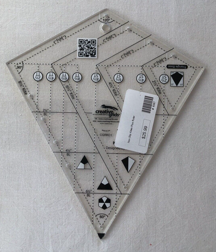 Creative Grids Kites Plus Quilting Ruler Template CGRKC1 for sale ...