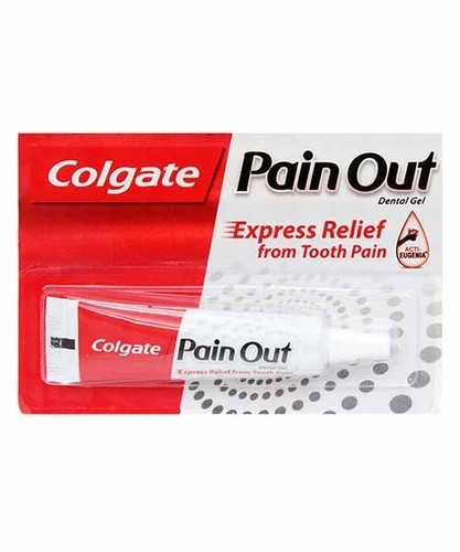 2x Colgate Pain Out Dental Gel Express relief from tooth pain 10g | eBay