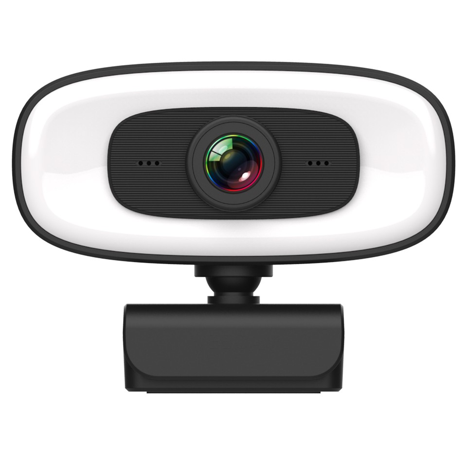 4K HD 1080P Webcam Fill Light Web Camera With Microphone for PC Latop ...
