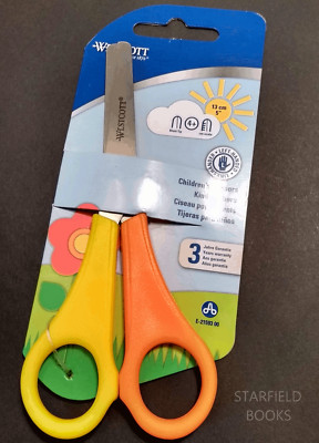 Left Handed Safety Scissors - Blunt Tip - Child Kid School Hand ...