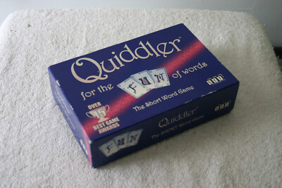 Quiddler Card Game The Short Word Game Vintage in BOX Complete | eBay