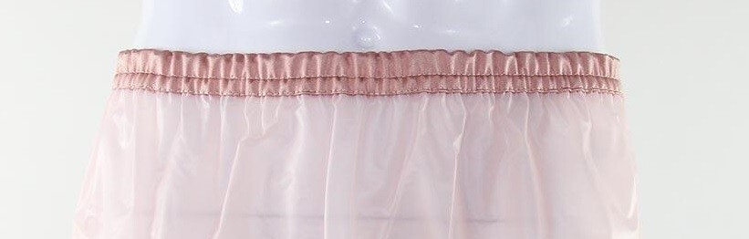 Pink Tuffy PVC 6mil Vinyl Adult Plastic Pants Diaper Covers with 1 ...
