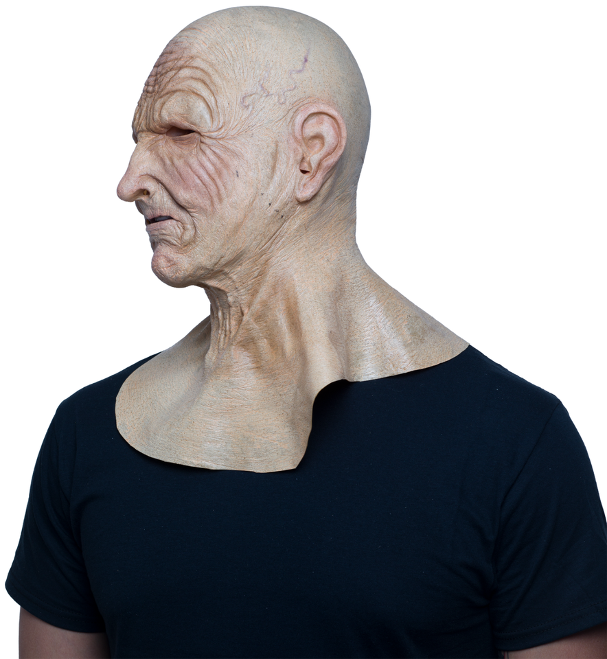 Ghoulish Productions Elder man Latex Face Mask Horror Halloween Cosplay ...