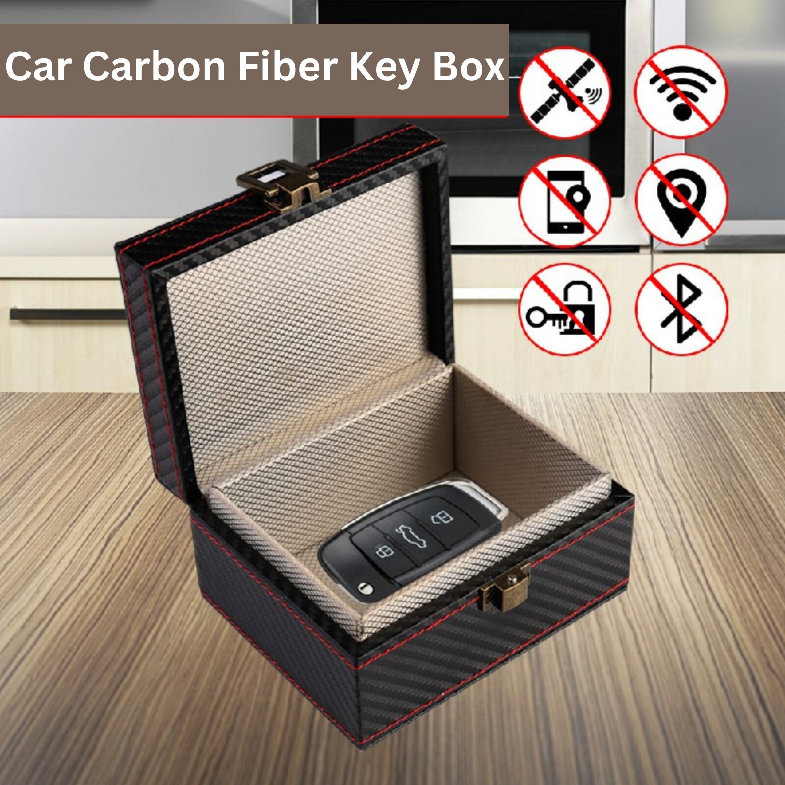 Car Key Signal Blocker Box Keyless Case Pouch Anti-Theft Blocking ...