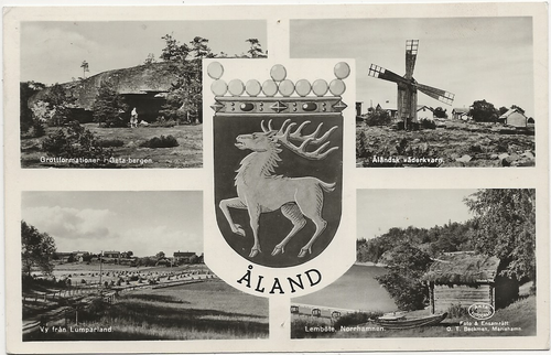 86/1054 AK FINNLAND - ÁLAND - LUMPARLAND GETA-BERGEN NORRHAMMEN ...