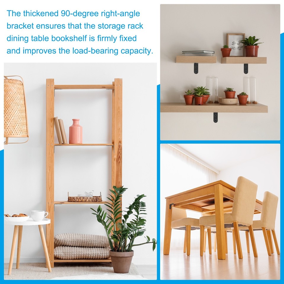 24 Pcs Metal l Brackets, 40mm x 40mm 90 Degree l Bracket Corner Braces ...