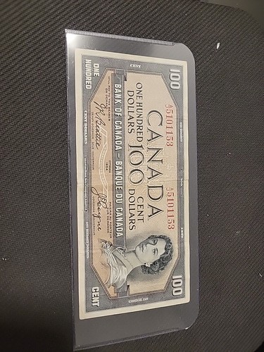 1954 Hundred Dollar Canadian Banknote 100$ Bank Of Canada | eBay