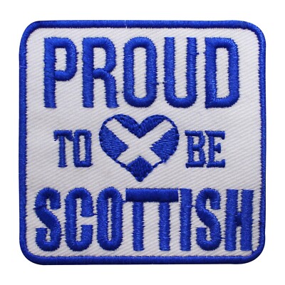 Scottish Proud Patch, Scotland flag patch, Patch Embroidered Iron on ...