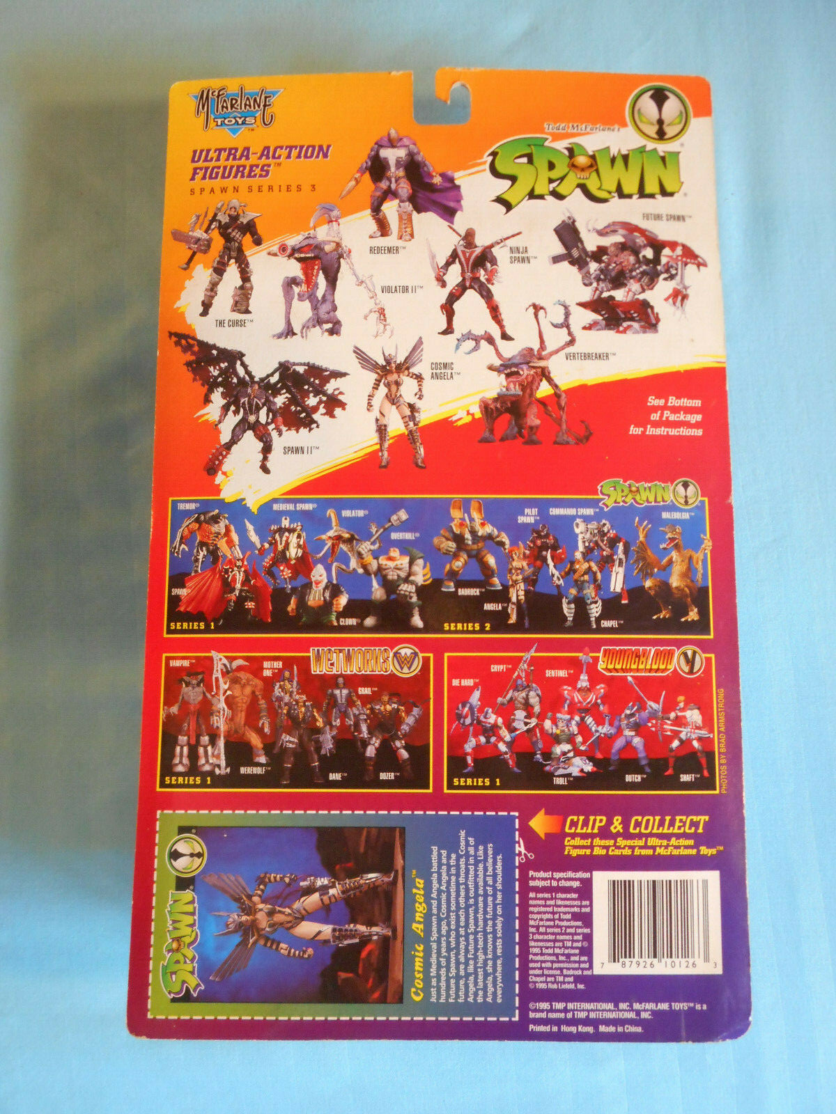 Todd McFarlane COSMIC ANGELA action figure Spawn Series 3 MIP | eBay