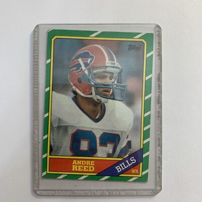 1986 Topps Andre Reed Rookie #388 football card Buffalo Bills | eBay