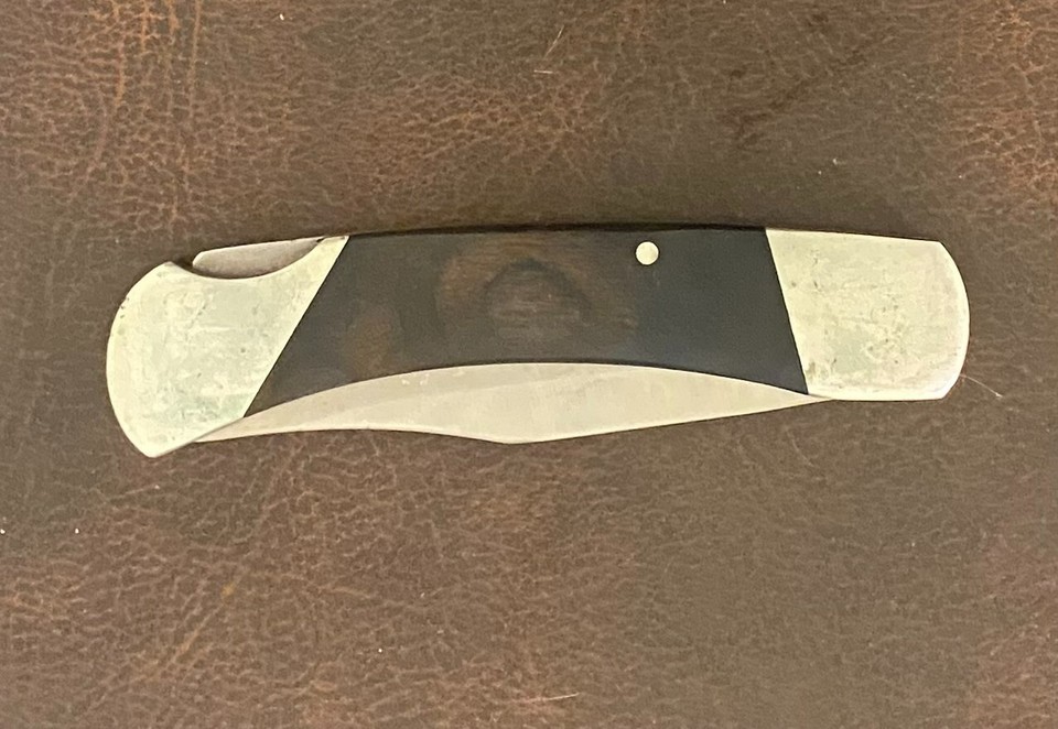 Bear MGC USA Mac Tools Lockback Folding Knife – Single Blade w/ Leather ...