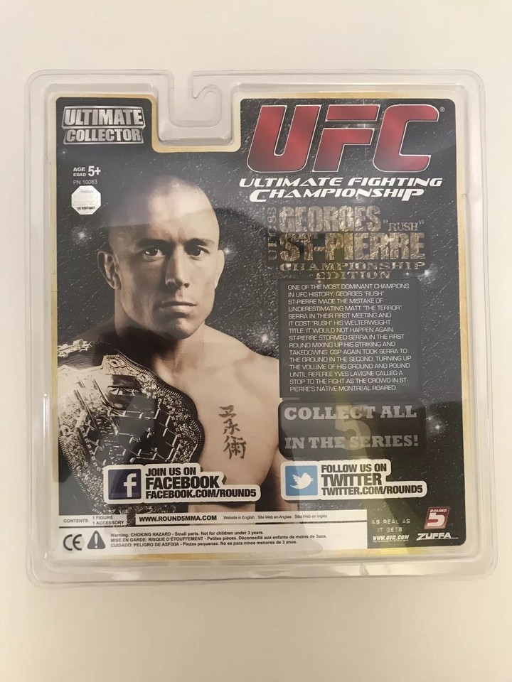 New UFC 83 GSP George St. Pierre Round 5 Doll Championship Edition | eBay