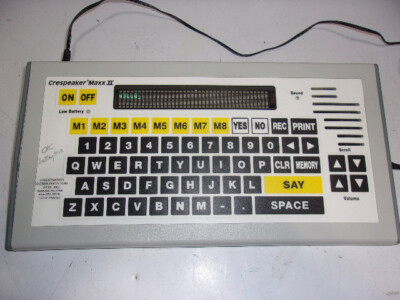 CRESTWOOD CRESPEAKER MAXX II TALKING KEYBOARD | eBay