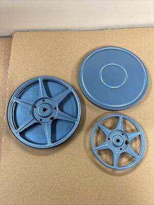 2 Vintage Compco Instamatic 8mm Movie Projector Reels 400ft 200ft ...