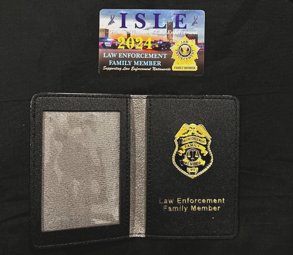 iSupportLE Police / Law Enforcement Wallet with Mini Badge | eBay